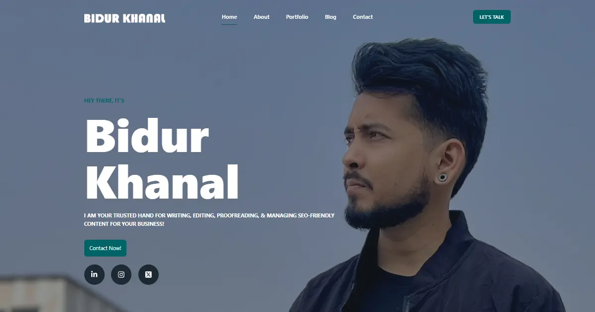 Home - Bidur Khanal